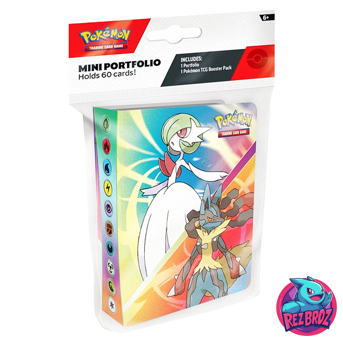 Pokémon TCG: Mega Evolution Mini Portfolio | Pokemon Binder + Booster ...
